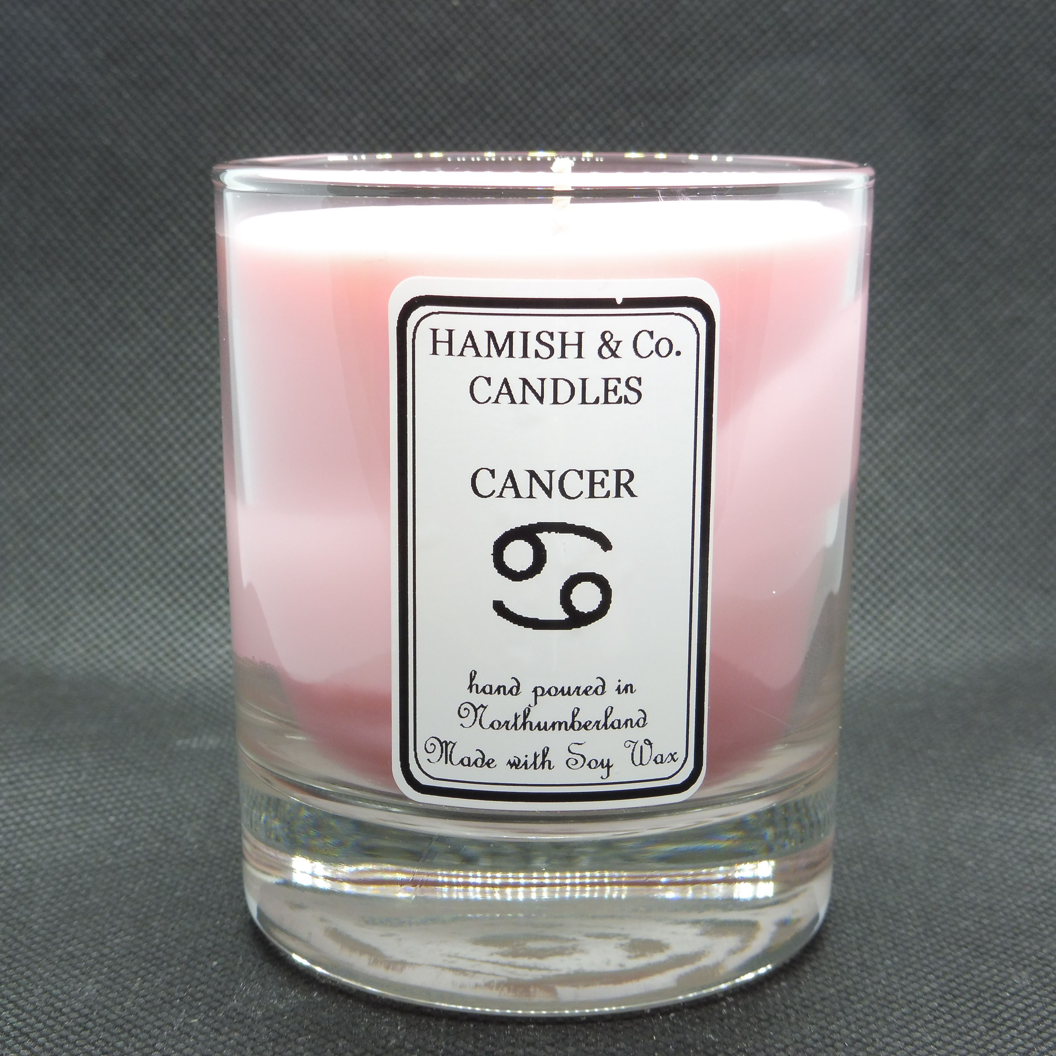 Cancer fragranced Vegan Friendly Luxury Candle